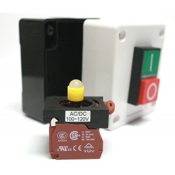 Start Stop 120V LED Illuminated Pushbutton Control Station - Trillium ...