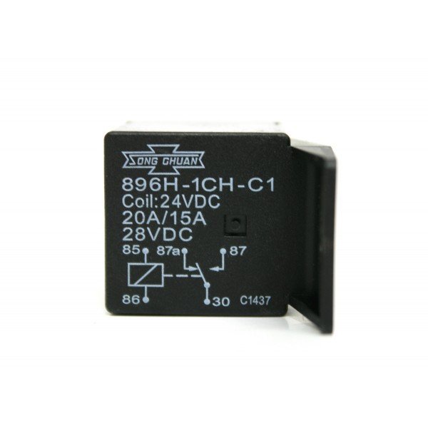 896H-1CH-C1 Automotive Relay SPDT Coil 24VDC SONG CHUAN - Trillium ...