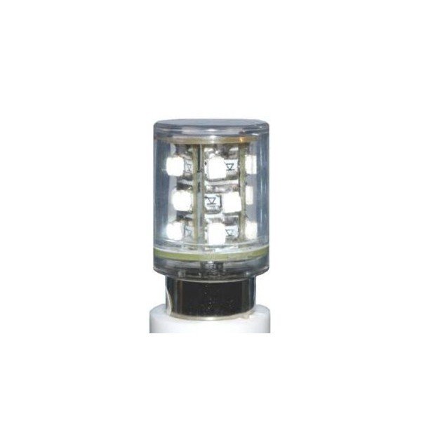12V | 24V | 110V | 220V AC/DC BA15D White Clear LED Bulb Double Contact ...
