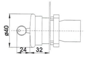 RB2-BS14 Mushroom Key Release Head - Trillium Controls Inc.